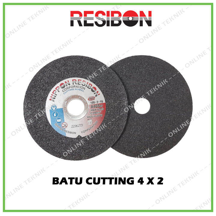 NIPPON RESIBON Batu Gerinda Potong 4 Inch / Mata Gurinda Cutting Wheel ...