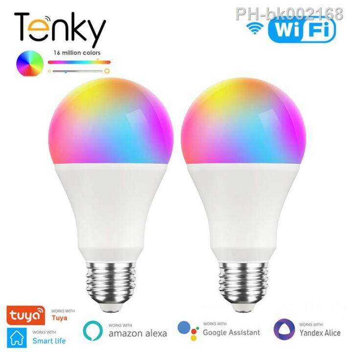 ┇♟ↂ Tuya Wifi E27 B22 Smart Dimmable | Lazada PH