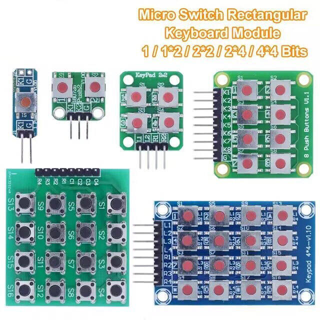 Micro Switch 1 2 2 2 2 4 4 4 Matrix Keyboard 8 Bit Button Independent
