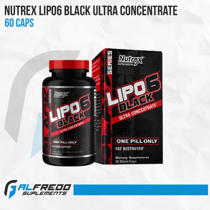 Nutrex Lipo6 60 Capsules Black Ultra Concentrate Lipo6 Black Ultra BUC | Lazada Indonesia