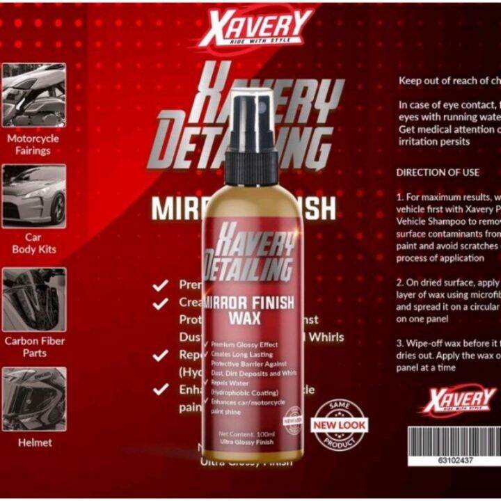 Xavery Hydrophobic Carnauba Wax (Mirror Finish Wax) | Lazada PH