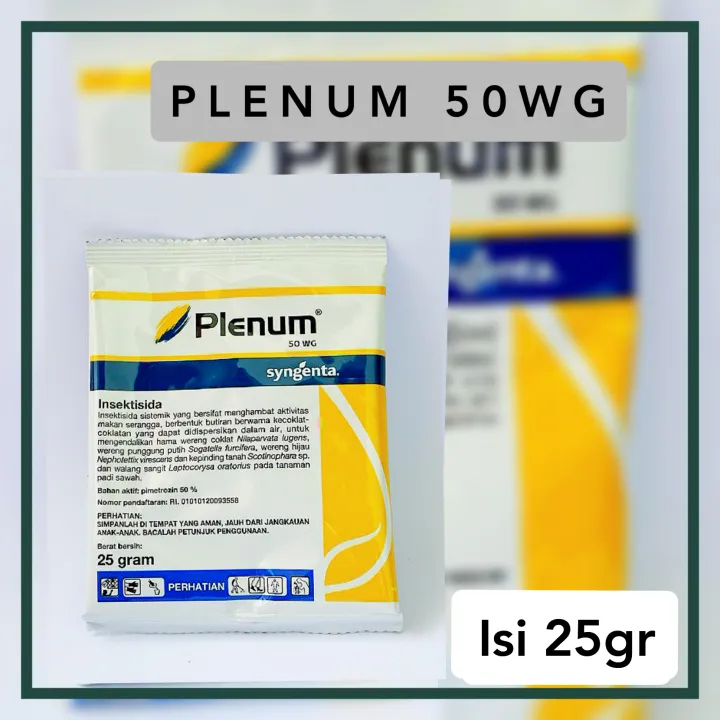 PLENUM 50WG 25 GRAM INSEKTISIDA menghambat aktivitas makan serangga ...