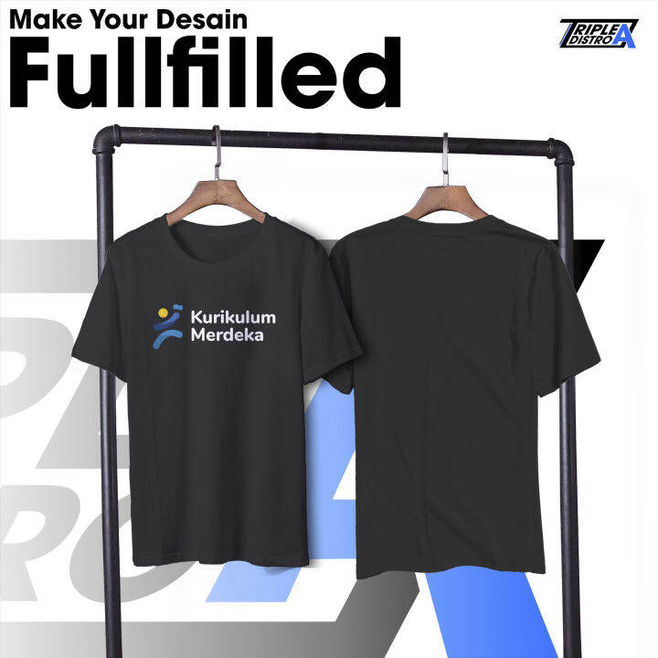 Kaos Logo Kurikulum Merdeka Simple by Triple A Distro | Lazada Indonesia