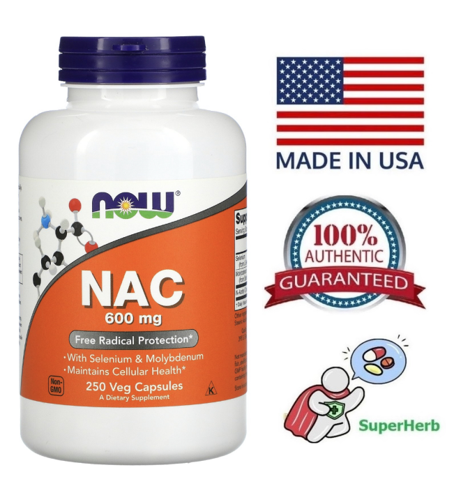Now Foods, NAC, 600 mg and 1000 mg | Lazada PH