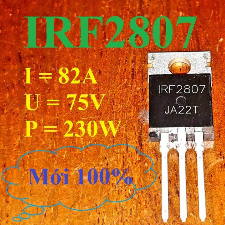 10 Mosfet IRF2807 chính hãng IR – mới 100% ( Mã 123 ) | Lazada.vn
