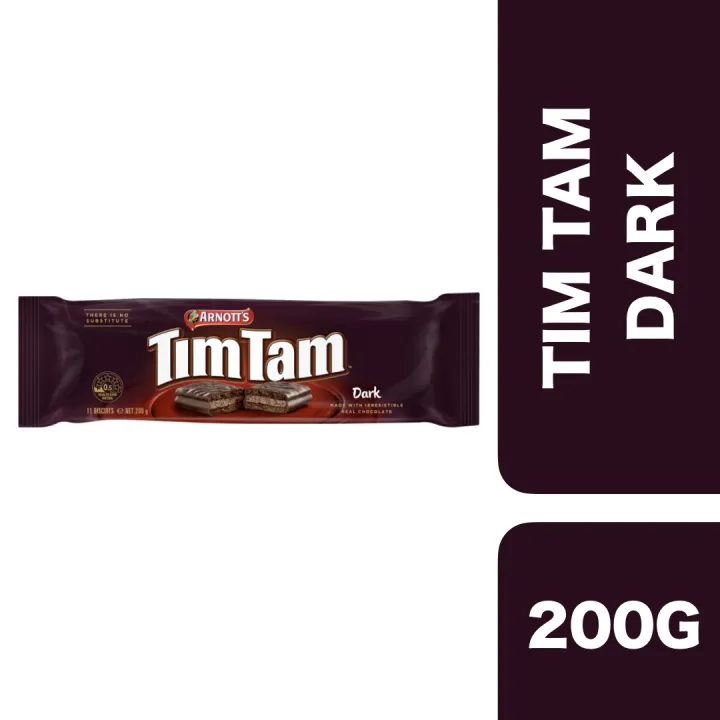 Arnott's Tim Tam Dark Chocolate Biscuits 200g ++ อาร์นอตส์ ทิมแทม ...