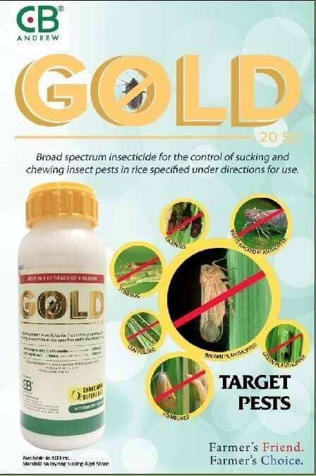 GOLD 20sc 500ml CHLOTHIANIDIN insecticide for black bugs | Lazada PH