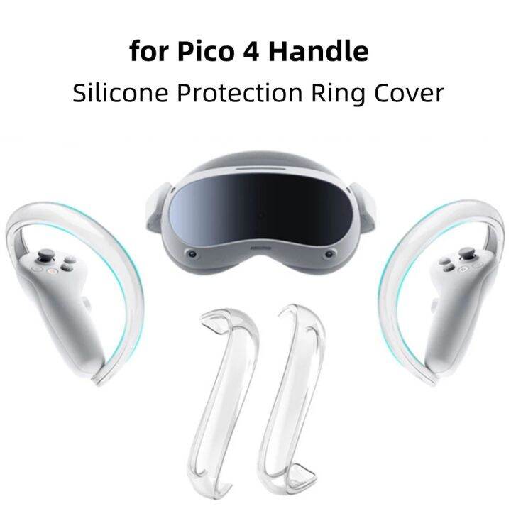 สำหรับ Pico 4 Controller Protector Handle Grip ซิลิโคน เคส แหวนป้องกัน ...