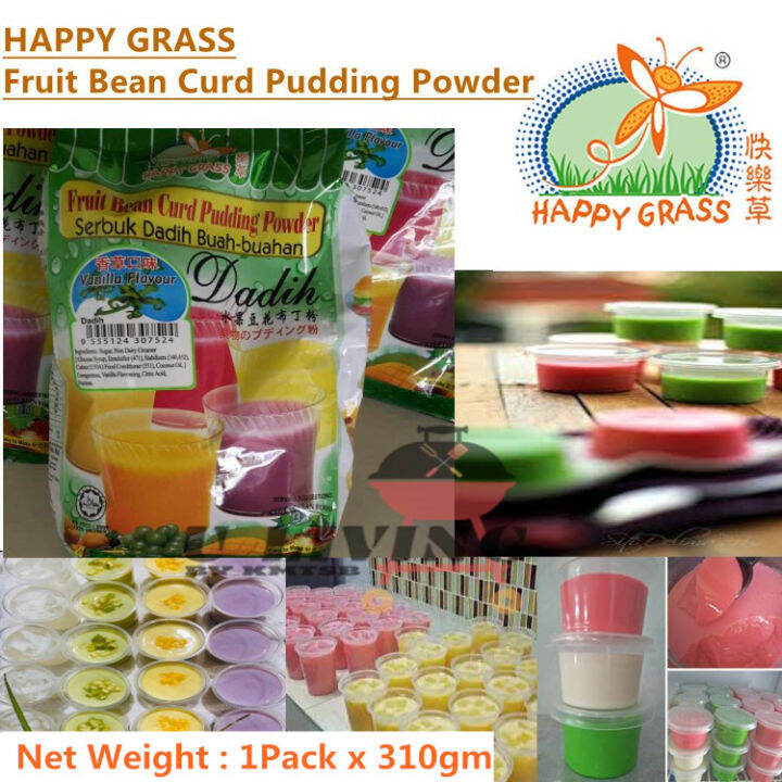 Happy Grass Fruit Bean Curd Pudding Powder / Happy Grass Serbuk Dadih ...