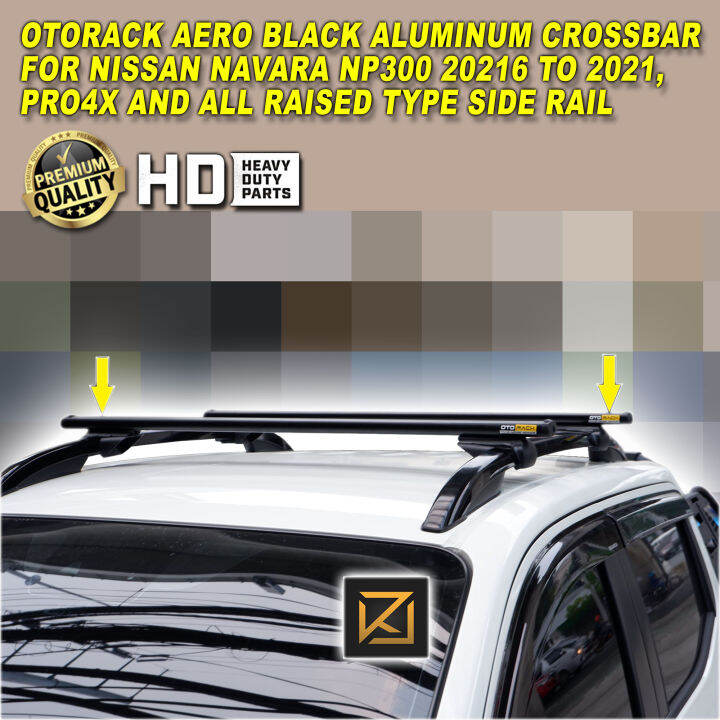 Universal OTORACK Aero BLACK or SILVER Aluminum Crossbar for Nissan ...