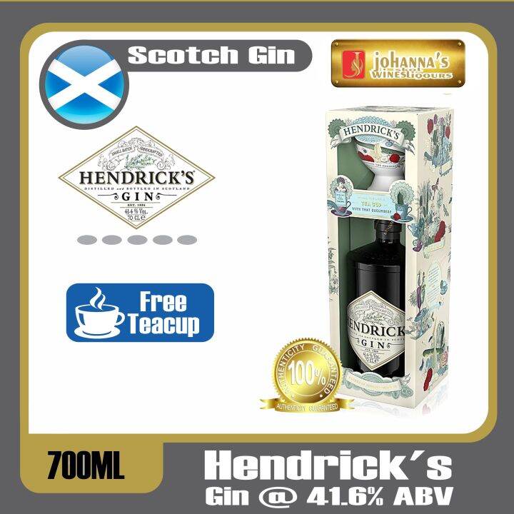 Hendrick's Scotch Gin 700mL | Lazada PH