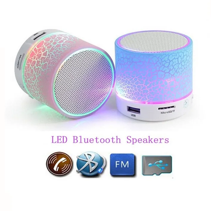 【New】 Mini LED Speaker Chargeable Portable Bluetooth Speakers Small A9 ...