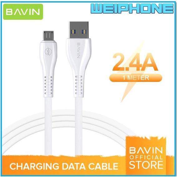 BAVIN CB195 2.4A Charging Data Transfer Soft and Flexible Cable Wire ...