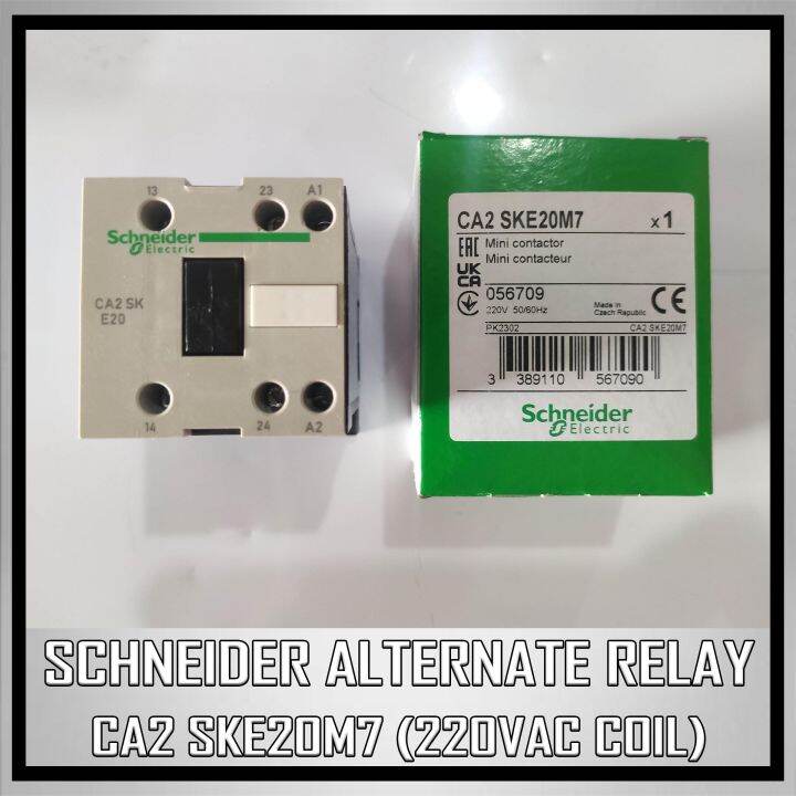 SCHNEIDER EXCHANGE RELAY CA2 SKE20M7 | 220VAC COIL | Lazada PH