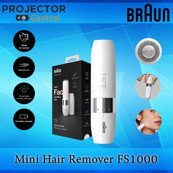 Braun FS1000 Face Dry Cordless Mini Hair Remover | Lazada.co.th