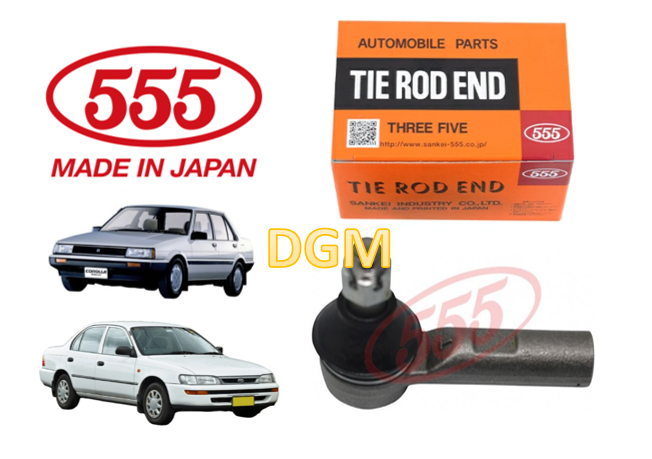 Original 555 (Made in Japan) Tie Rod End Set SE-2651 for Toyota Corolla ...