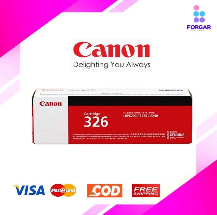 Canon Cartridge-326 Black ตลับหมึกโทนเนอร์ สีดำ ของแท้ | Lazada.co.th