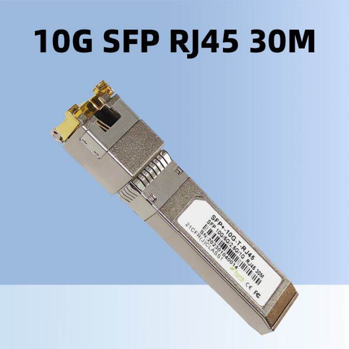 10G SFP + RJ45ทองแดง30M SFP Module Transceivers SFP +-T 10Gbase-T ทองแดง SFP สำหรับ Cisco ...