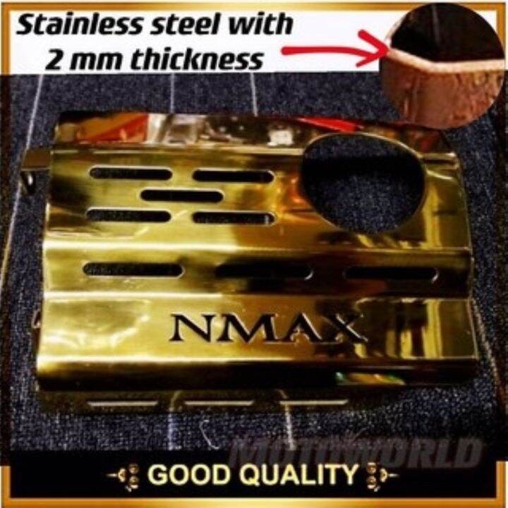 ⊕ Nmax Engine Cover Skid Plate Stainless steel with 2mm thickness ...