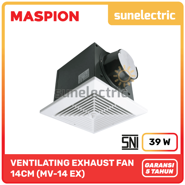 Maspion MSP MV-14EX Ceiling / Plafon Exhaust Sirroco / Siroco Ventilang ...