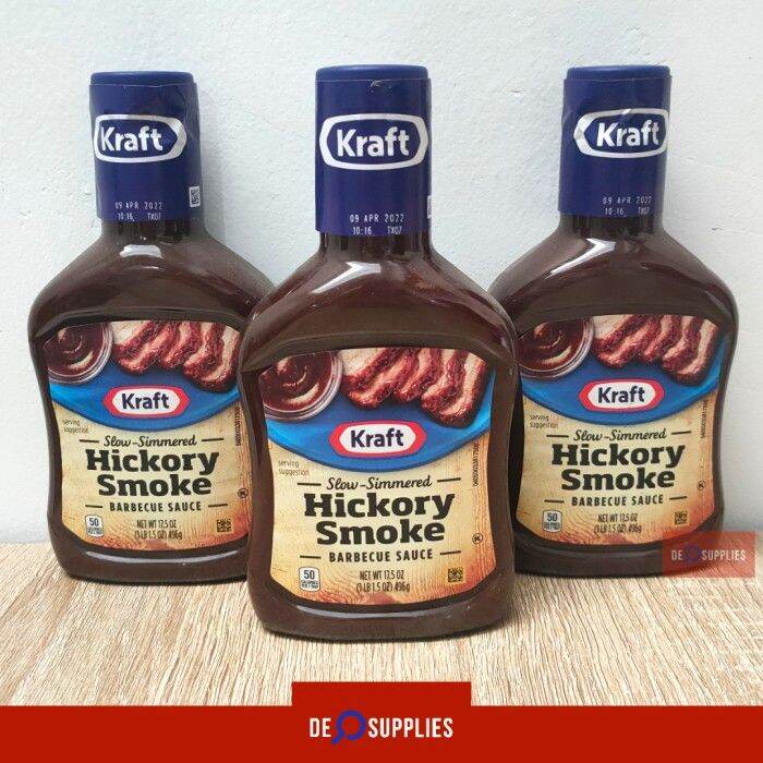 Kraft Hickory Smoke Barbecue Sauce 510gr - Saus BBQ American Steak Rib ...