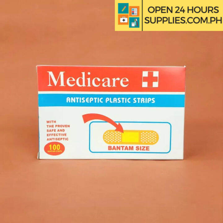 Band-Aid (Medicare) Antiseptic Plastic Strips 100 Strips Medical ...
