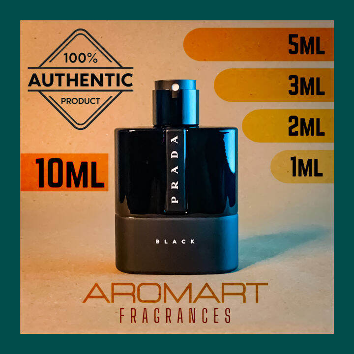 DECANT Prada Luna Rossa Black EDP [1ml 2ml 3ml 5ml 10ml] Perfume for Men Not Full Bottle/Takal ...