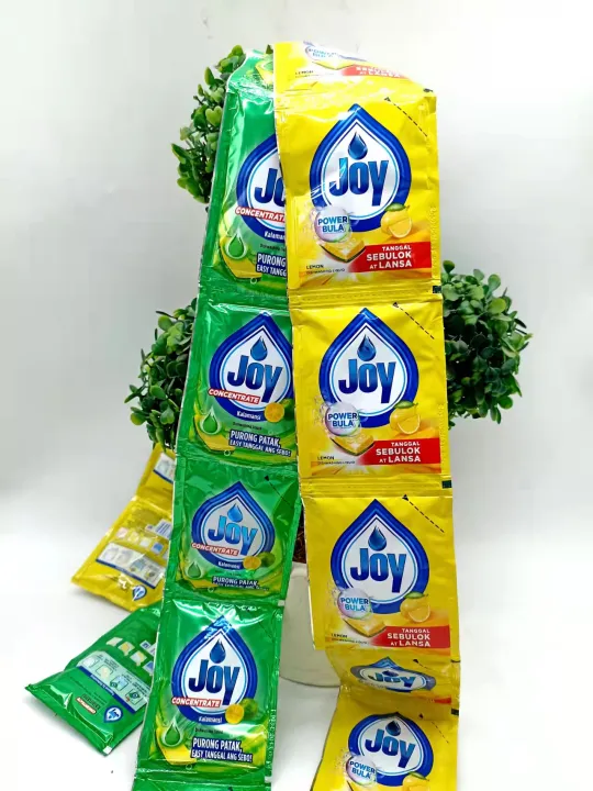 12 pcs joy dishwashing liquid Sachet | Lazada PH