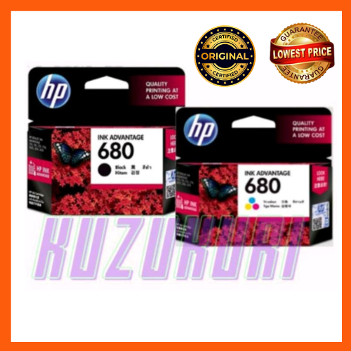 680 HP ORIGINAL GENUINE CARTRIGDE INK | Lazada PH