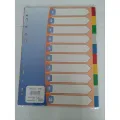 Pembatas Binder Plastik Bambi A4/ Tab Divider Bambi 2610 | Lazada Indonesia
