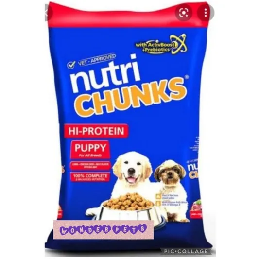 Nutri Chunk Dog Food Nutrichunks Puppy Nutri Chunks 1Kg Repacked ...