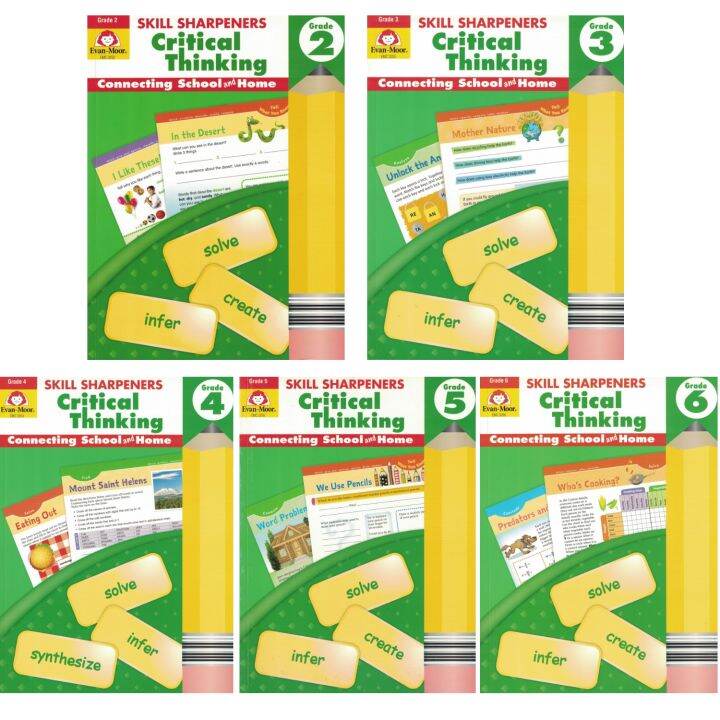 Skill Sharpeners Critical Thinking Grade 2-6 Connecting School and Home ...