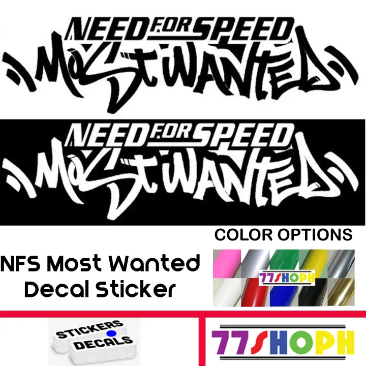 NFS Most Wanted Decal Sticker | Lazada PH