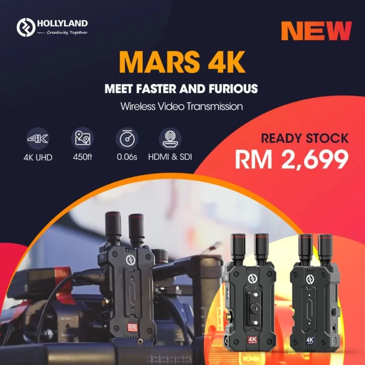 Hollyland Mars 4K Wireless Video Transmission System | Lazada