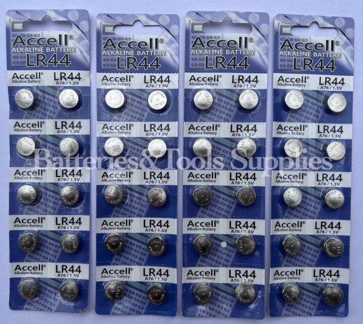 ACCELL LR44 A76 AG13 1.5V Watch Batteey alklaine Battery | Lazada PH