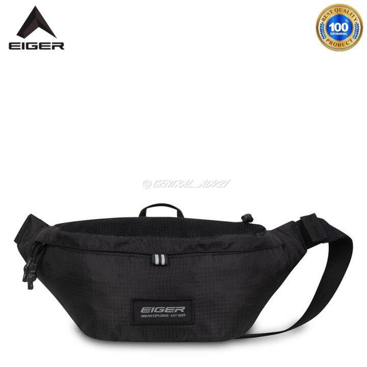 EIGER WAISTBAG EMISSARY 3L|BLK 4974 | Lazada Indonesia
