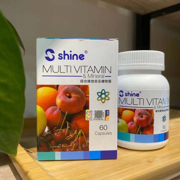 SHINE MULTIVITAMIN & MINERAL 60'S | Lazada