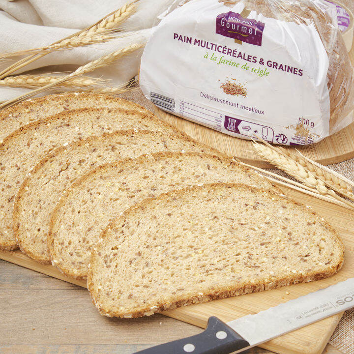 Monoprix Gourmet Multigrain & Cereal Rye Sourdough Bread | Lazada Singapore