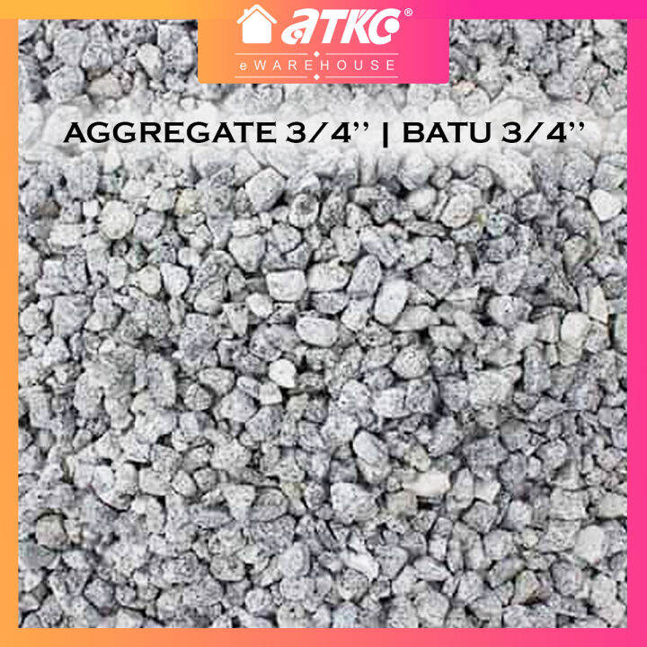 Batu Aggregate Stone 3/4" 15KG (BAG) | Lazada