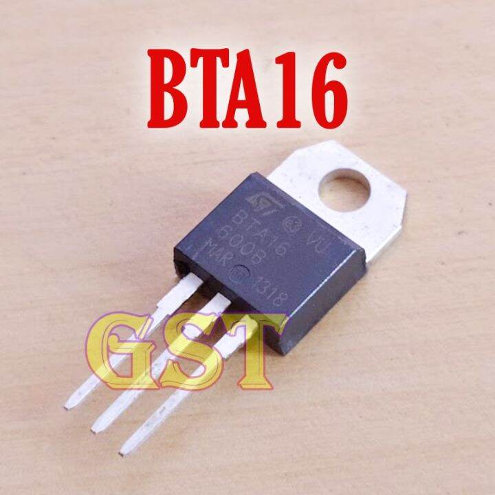 IC BTA16 BTA 16 TRIAC BTA16-600B BTA16-600 transistor | Lazada Indonesia