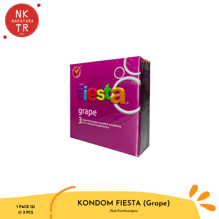KONDOM FIESTA ISI 3 - GRAPE | Lazada Indonesia