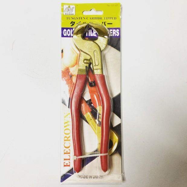 ELECROWN TUNGSTEN CARBIDE TIPPED TILE NIPPER - GT01 (MADE IN JAPAN ...