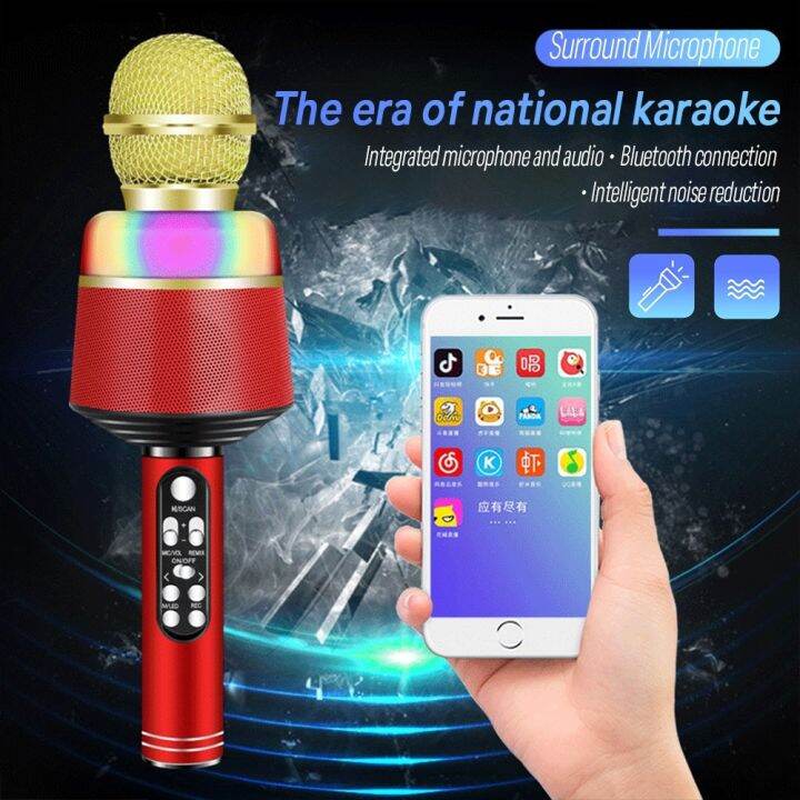 Microphone for videoke Bluetooth wireless microphone original mic ...