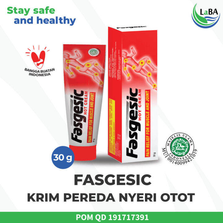 Krim Pereda Nyeri Otot // Fasgesic Cream 30 gr | Lazada Indonesia