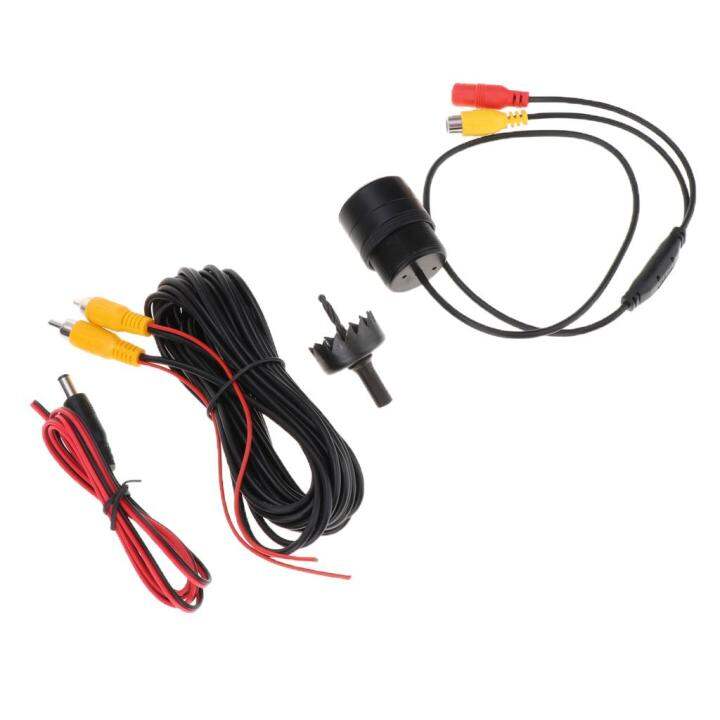 LazaraHome 28mm Drill Hole Car Backup Reverse Rear View Camera LED ...
