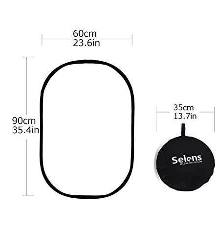 Selens Lighting Studio Soft Diffuser Panel Reflector Foldable with ...