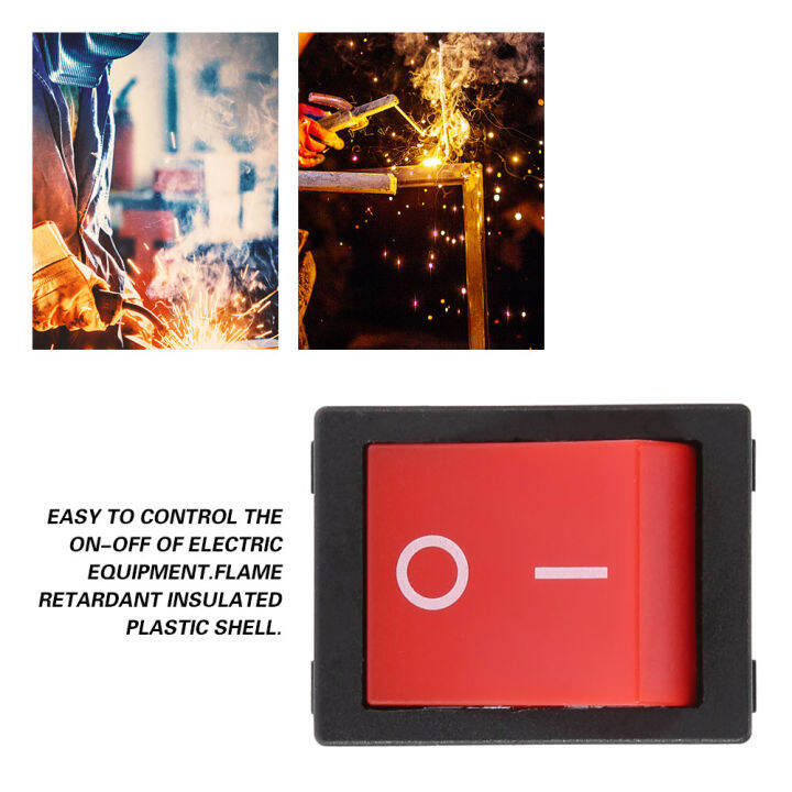Rocker switch 30A ON/OFF Rocker welder Welding machine 4-pin na uri ng ...