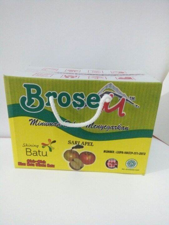 Minuman Sari Apel Batu Oleh Oleh Khas Kota Malang BROSEM ISI 32 PCS ...