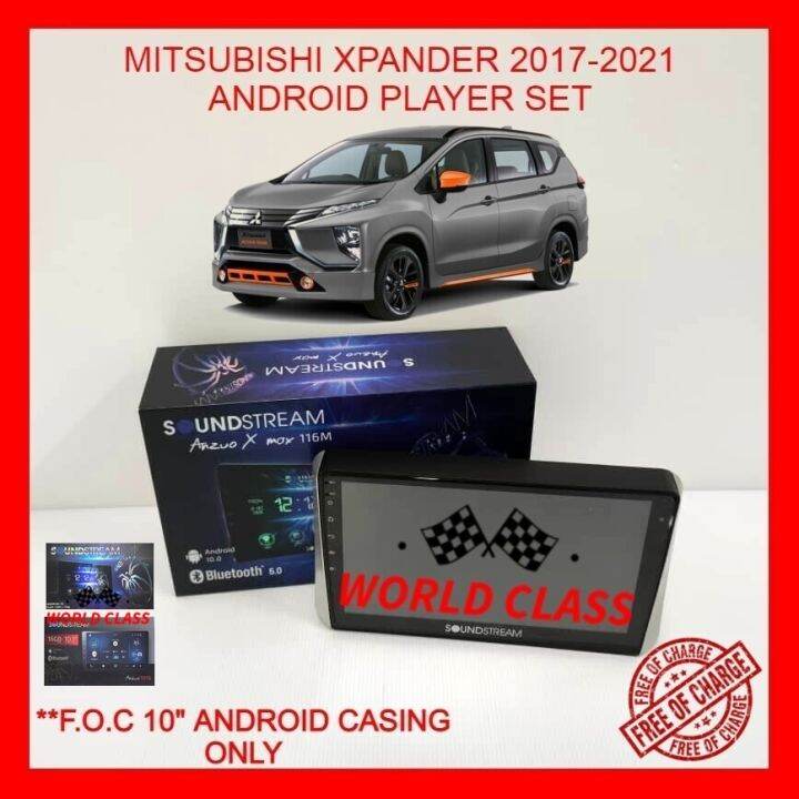 MITSUBISHI XPANDER 2017-2021 SOUNDSTREAM 10" ANDROID IPS PLAYER FULL HD ...