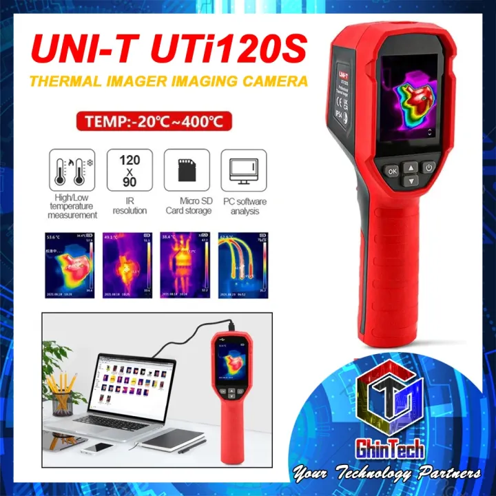 UNI-T UTi120S Infrared Thermal Imager Imaging Camera Kamera deteksi ...